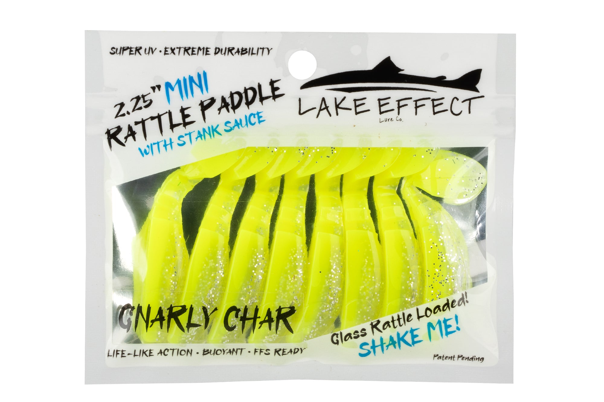 Gnarly Char - MINI Rattle Paddle – RBM Jigs / Lake Effect Lure Co.