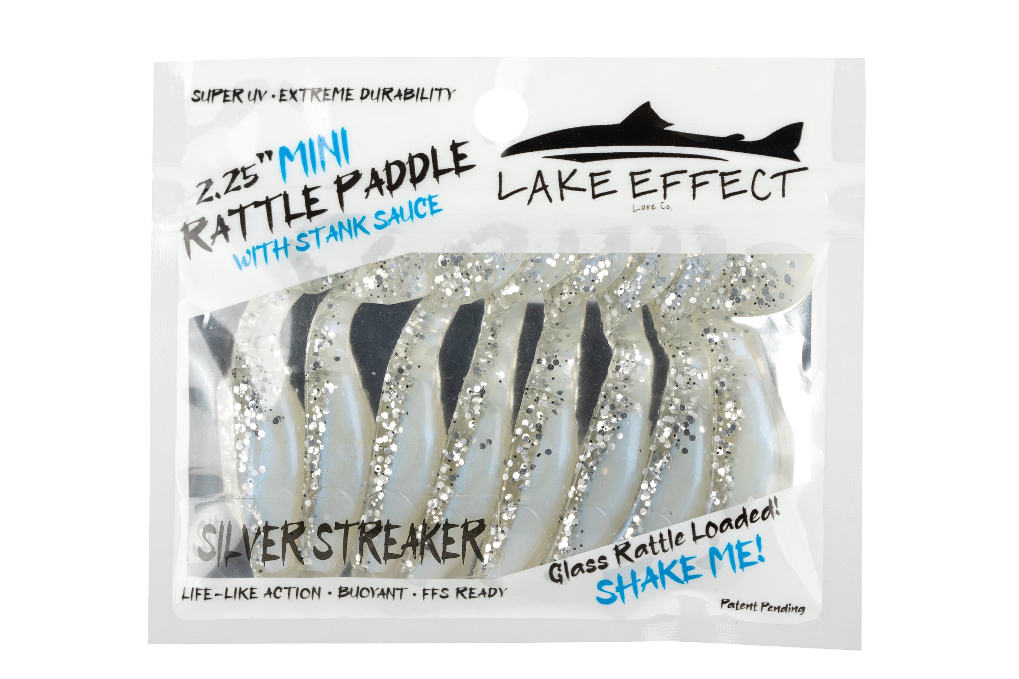 Silver Streaker - MINI Rattle Paddle – RBM Jigs / Lake Effect Lure Co.